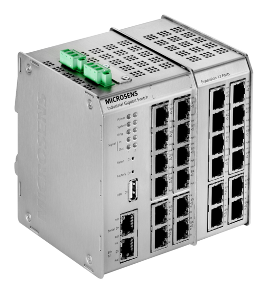 MICROSENS - Top Performance for Data and Power: Industrial Switch Profi ...