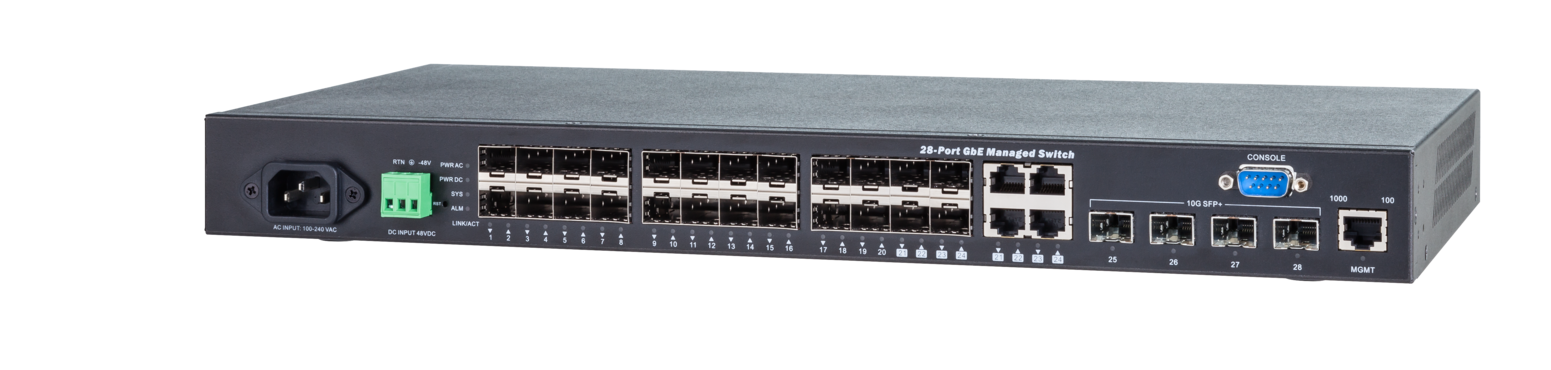 MICROSENS - 10G Multi Fiber Switches 19“ L2/L3