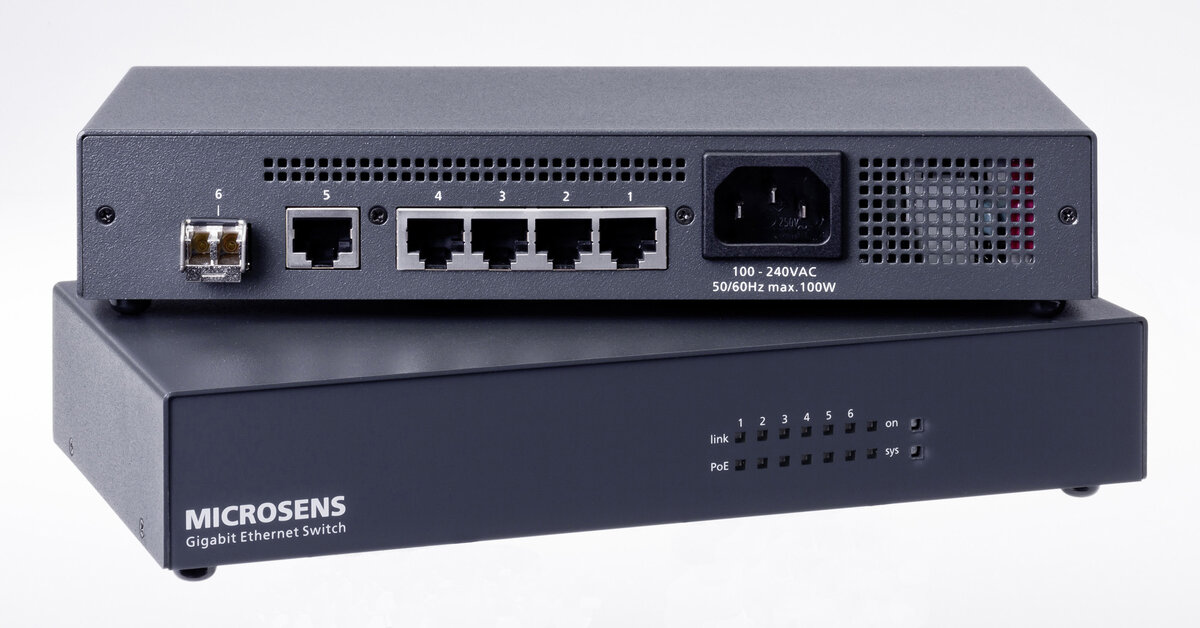 MICROSENS - Zukunftsorientiert mit PoE+: Neuer 6-Port Gigabit Desktop ...