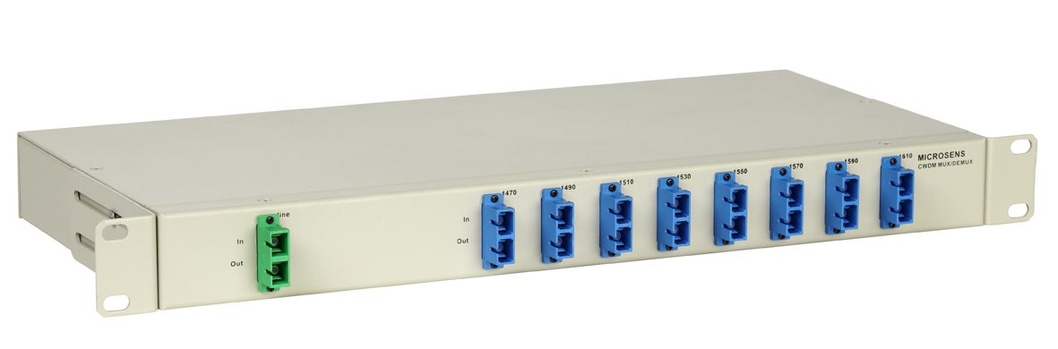 MICROSENS - MICROSENS introduces cost-optimised 8-Channel CWDM Multiplexer