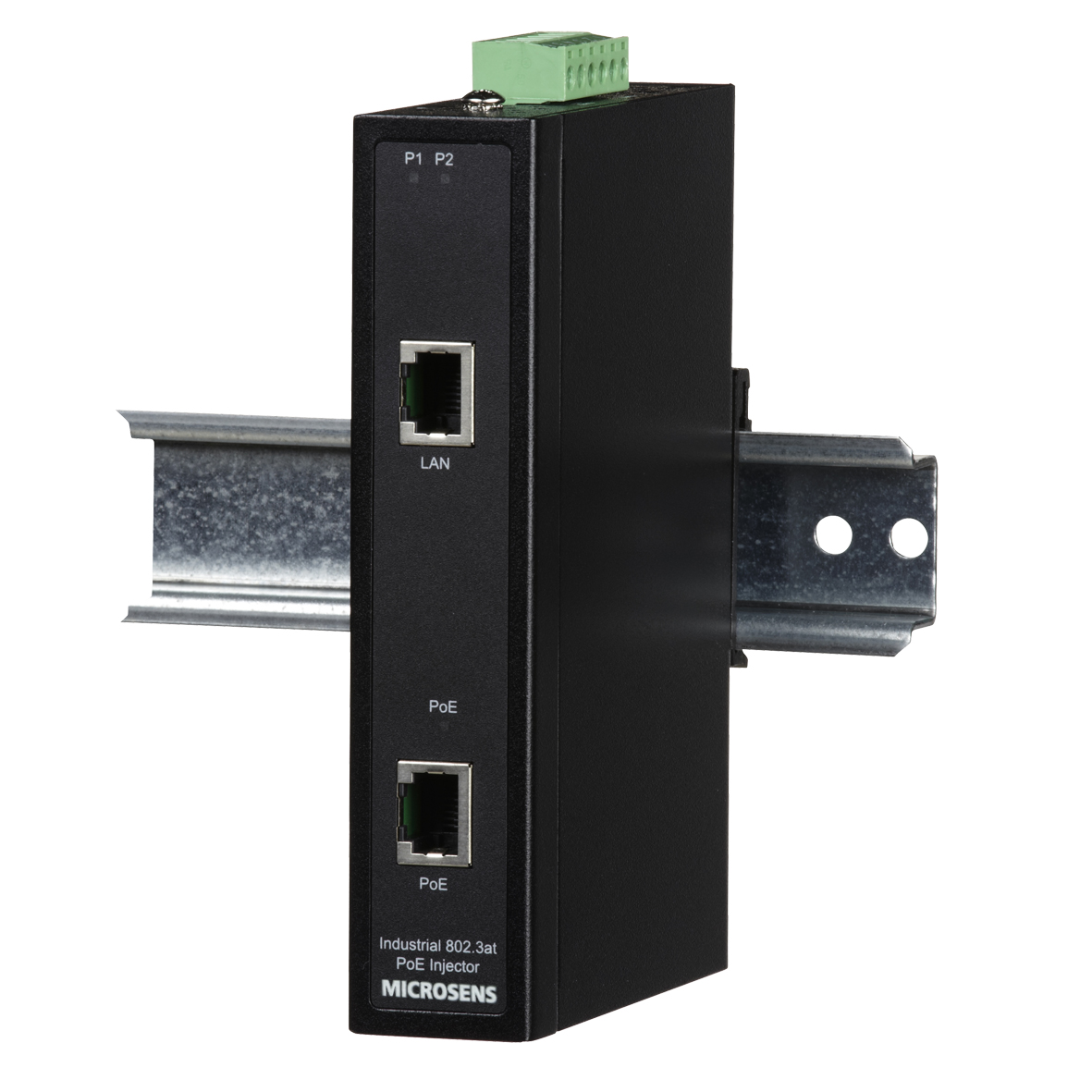 MICROSENS - MICROSENS Power-over-Ethernet Injector for rough industrial ...