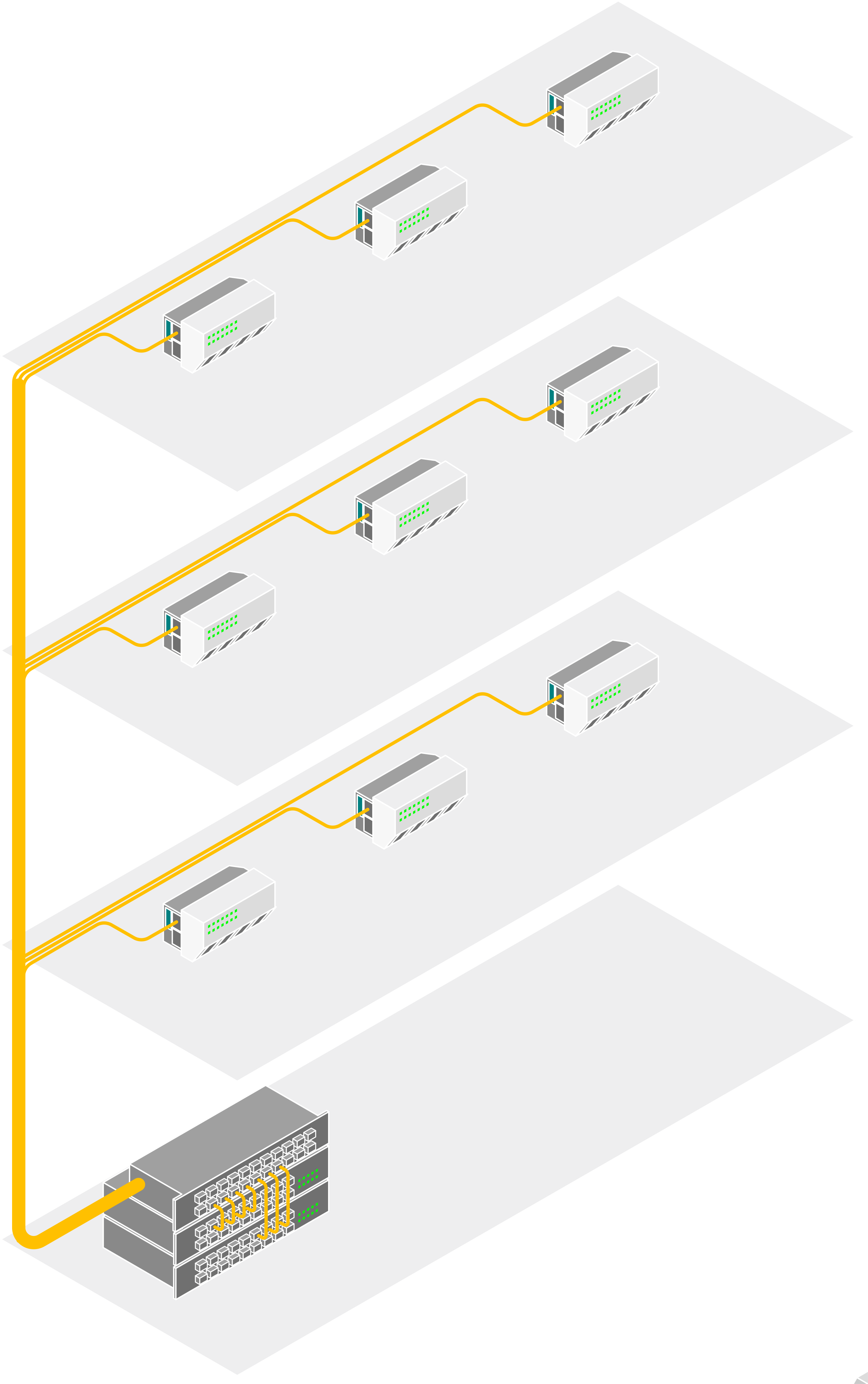 MICROSENS - 7-Port 10Gbe Micro Switch PoE++