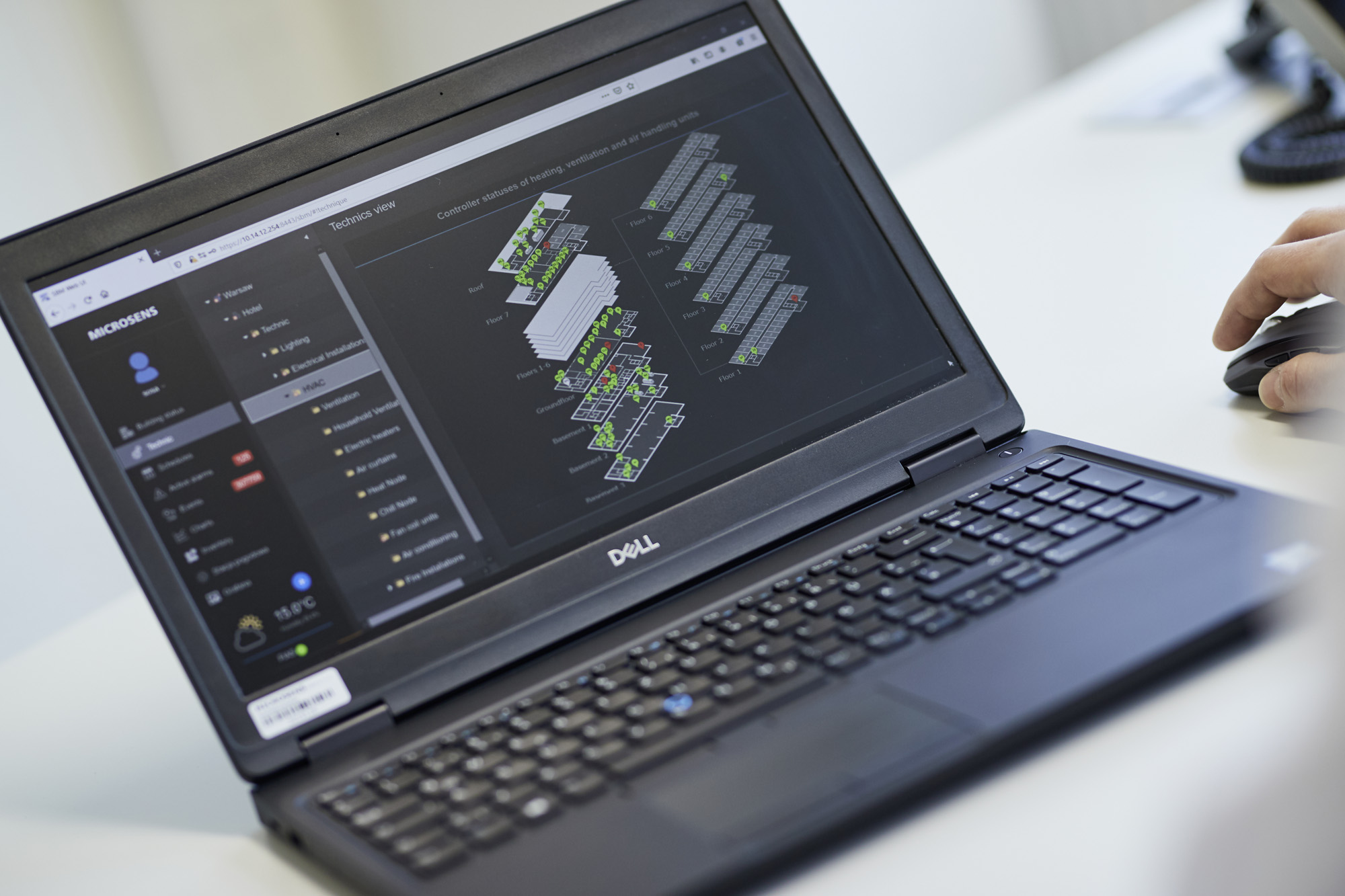 MICROSENS - The new Smart Building Manager from MICROSENS for ...